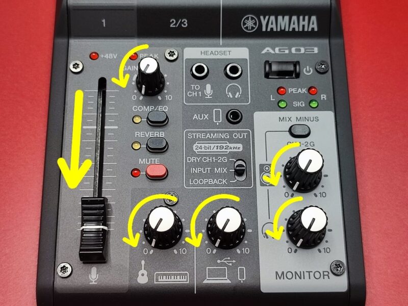 【2023年度版】ライブ配信ミキサー「AG03MK2」を購入したら接続と設定だ！ - meolog