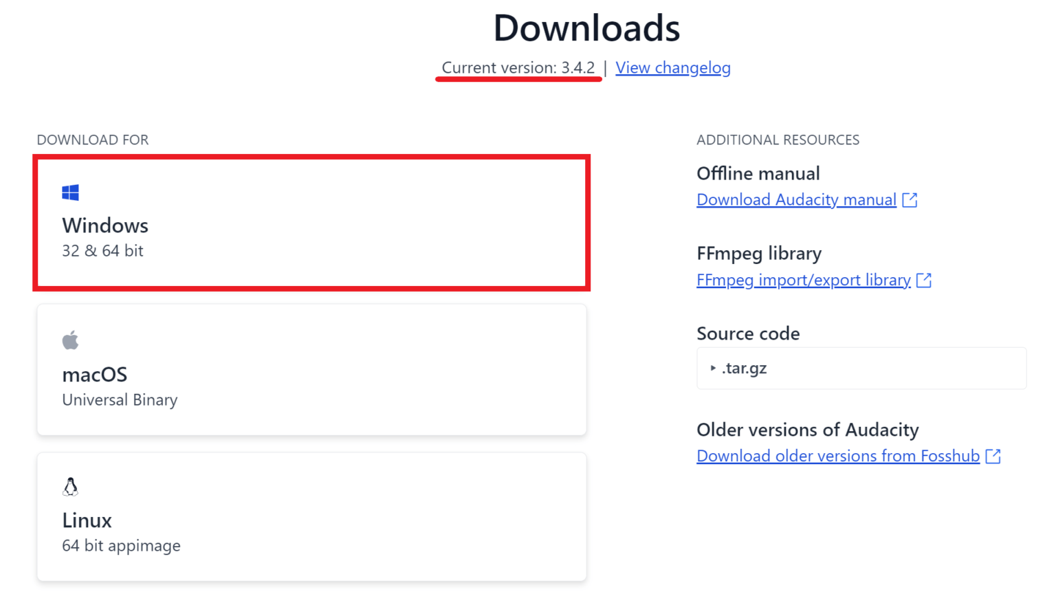 「2024年度版」Audacity のダウンロード方法と「FFmpeg」を導入する手順！ - meolog